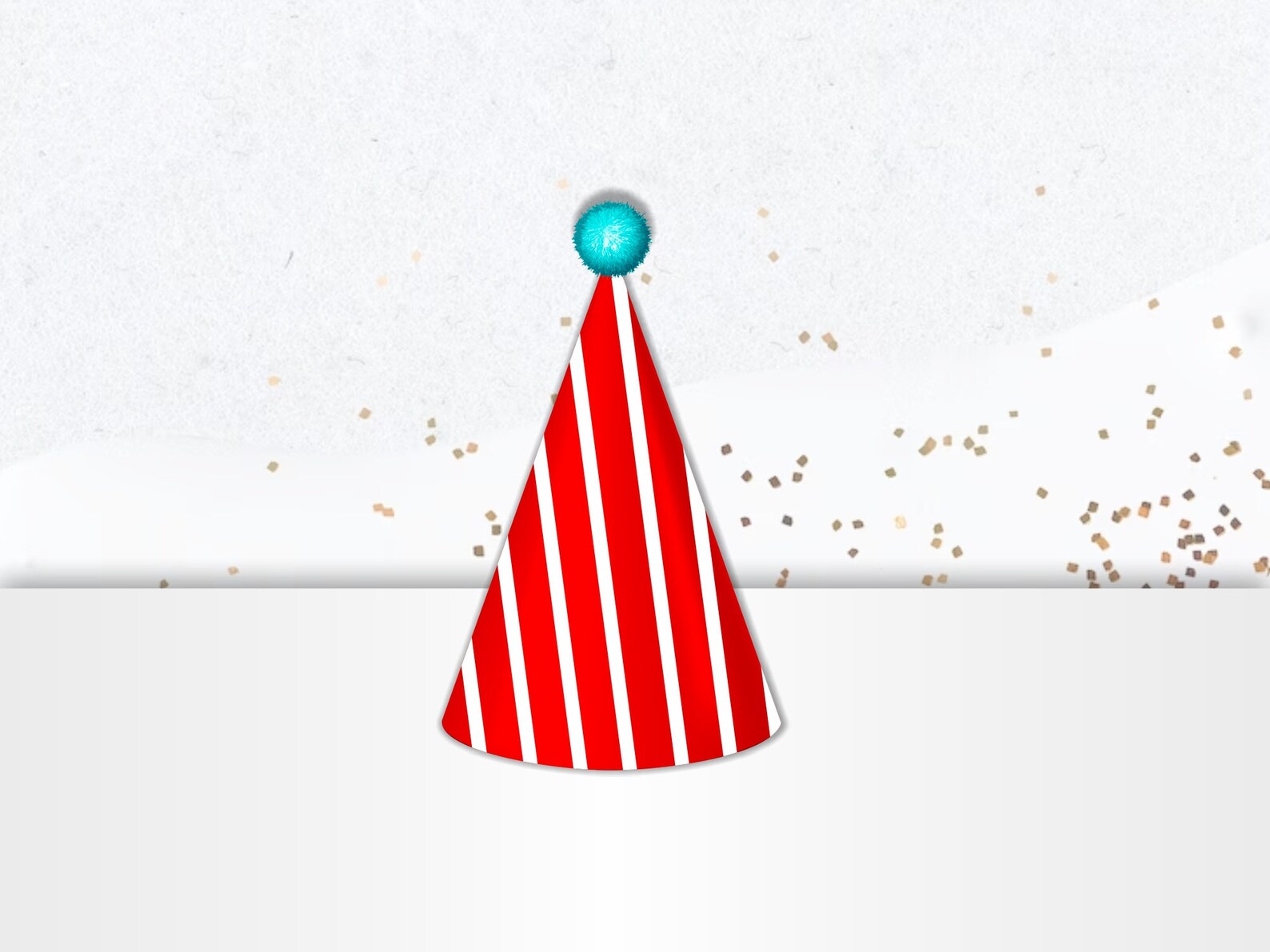 Assorted Printable Party Hat, Colored Party Hat, Birthday Party Decor ...