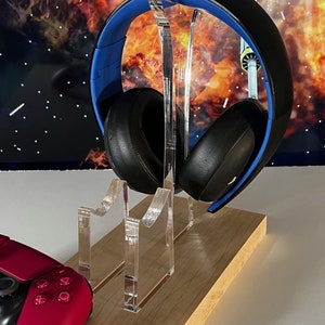 Wood and Acrylic Controller Stand Holder Gamer Gift - Etsy