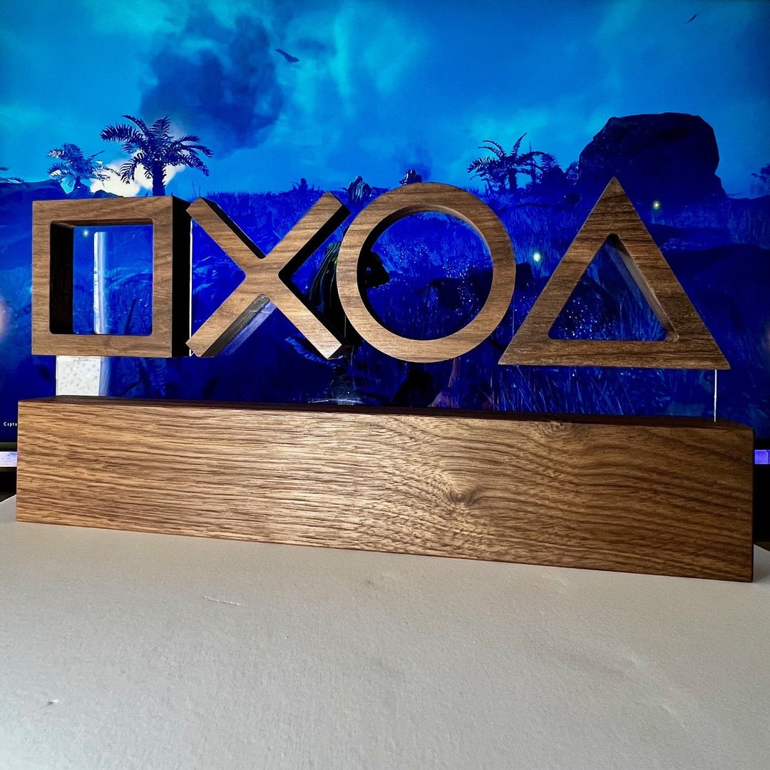 Gamer Gift Floating Gaming Button Icon Blocks, Gaming Set up Gift ...