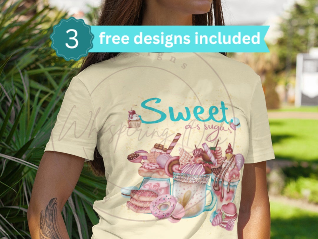 Sweet as Sugar PNG, Sweets Sublimation Design, Dessert Sublimation Png ...