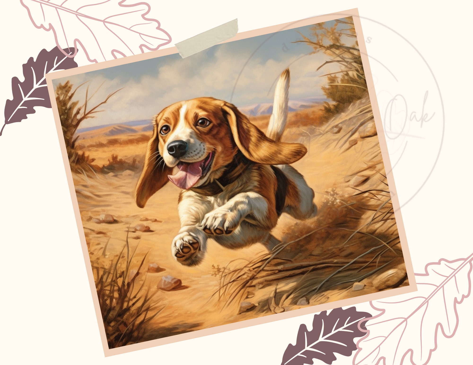 Beagle 20 Oz Skinny Tumbler Sublimation Design Digital Download, Beagle ...