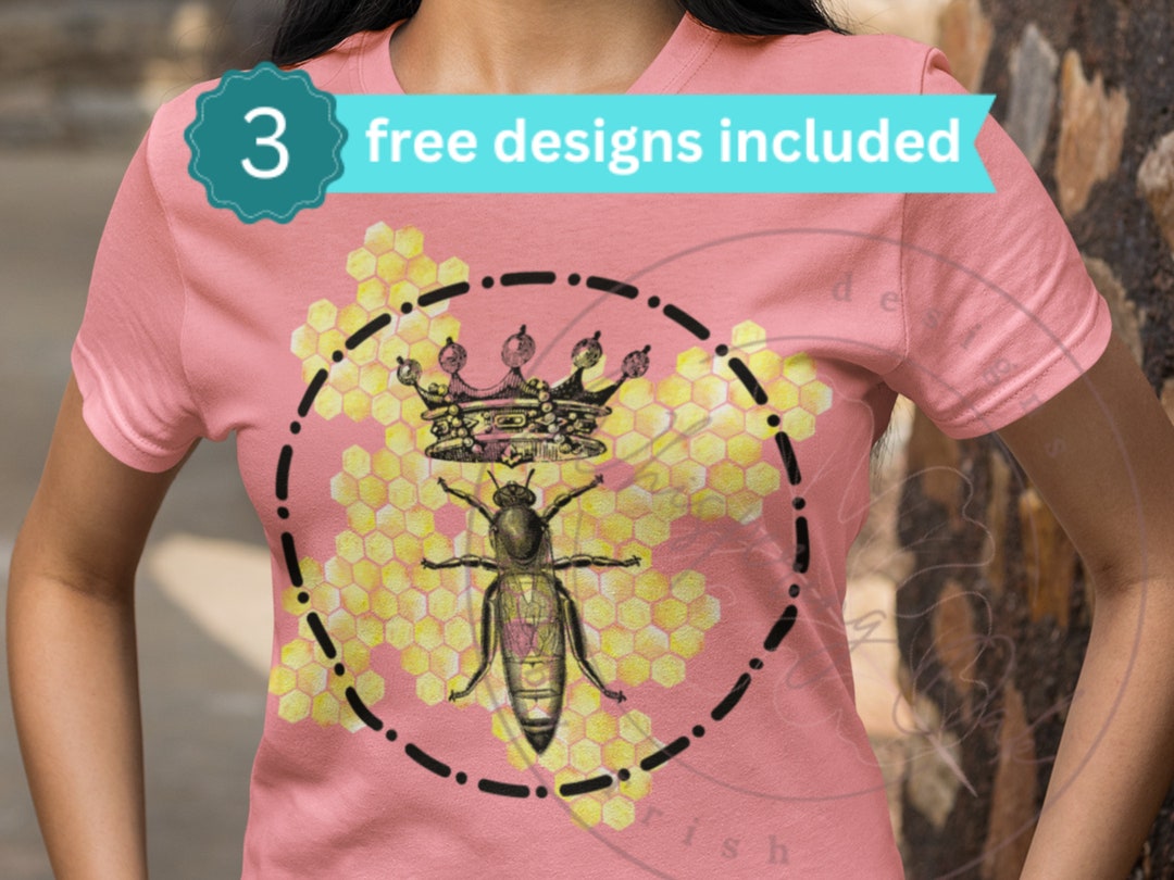 Queen Bee PNG, Bee Sublimation Design, Bumble Bee Sublimation Png ...