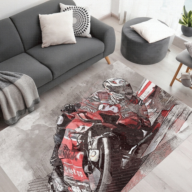 Motorcycle Rug - Etsy