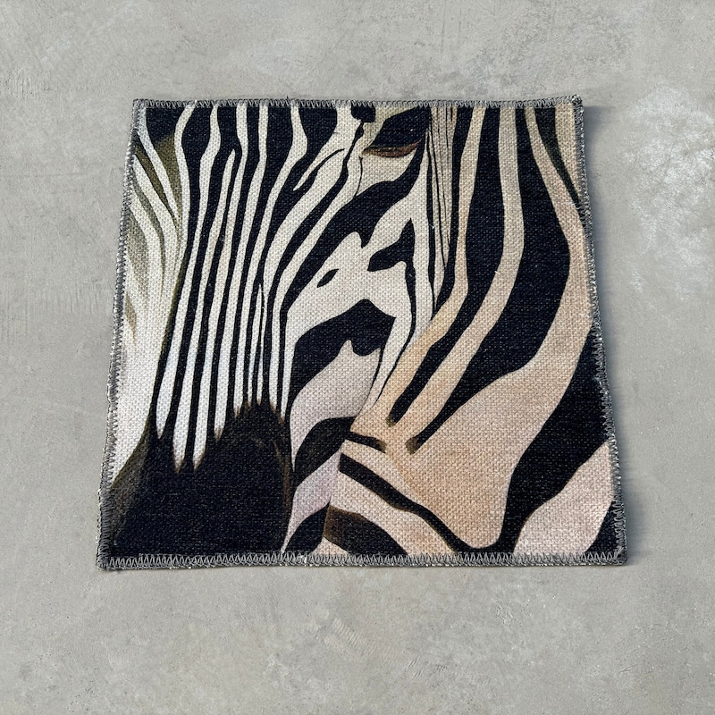 Zebra Rug - Etsy