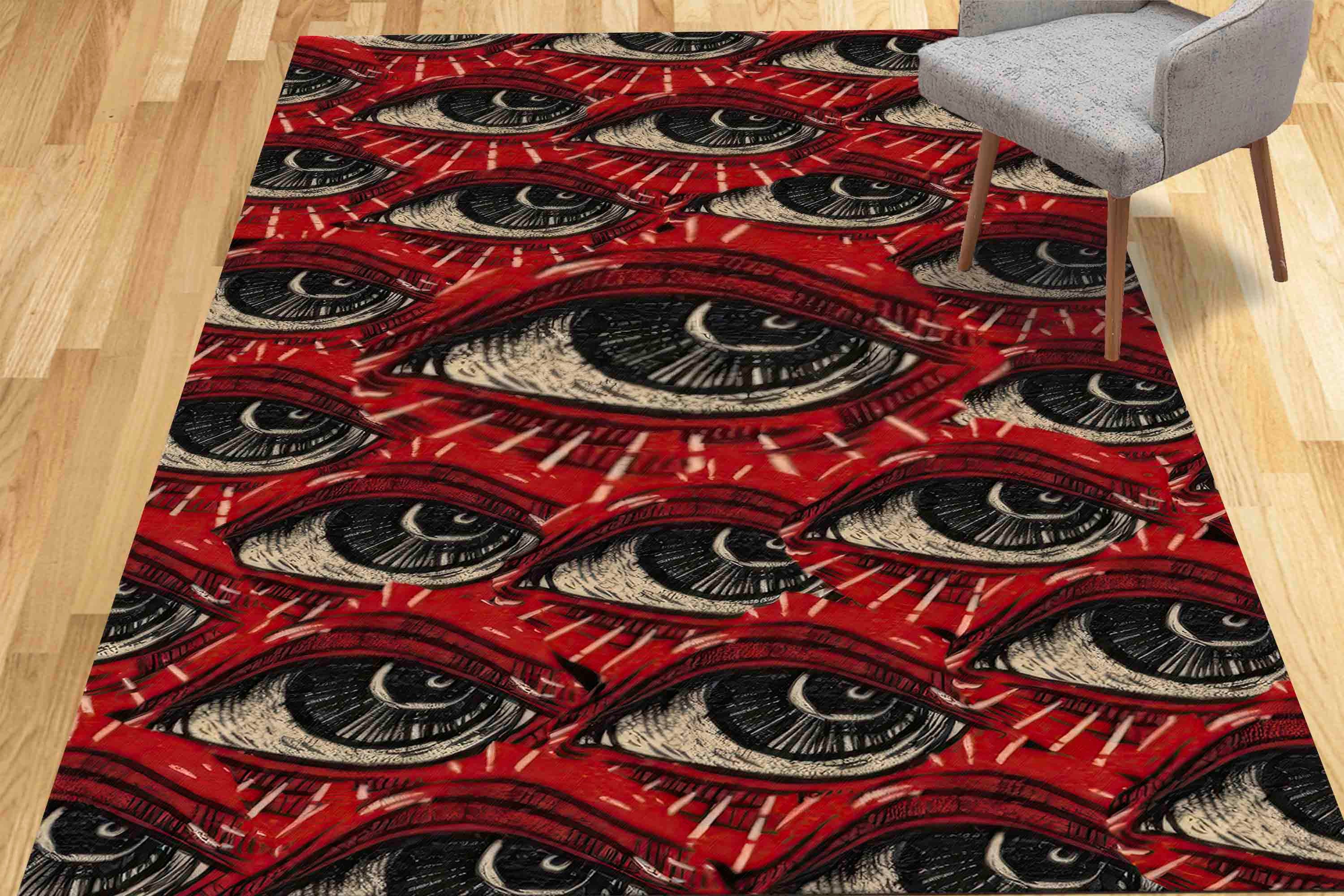 Horror Scare Eye Rug Gothic Rugs Fantastic Rug Modern Rug - Etsy