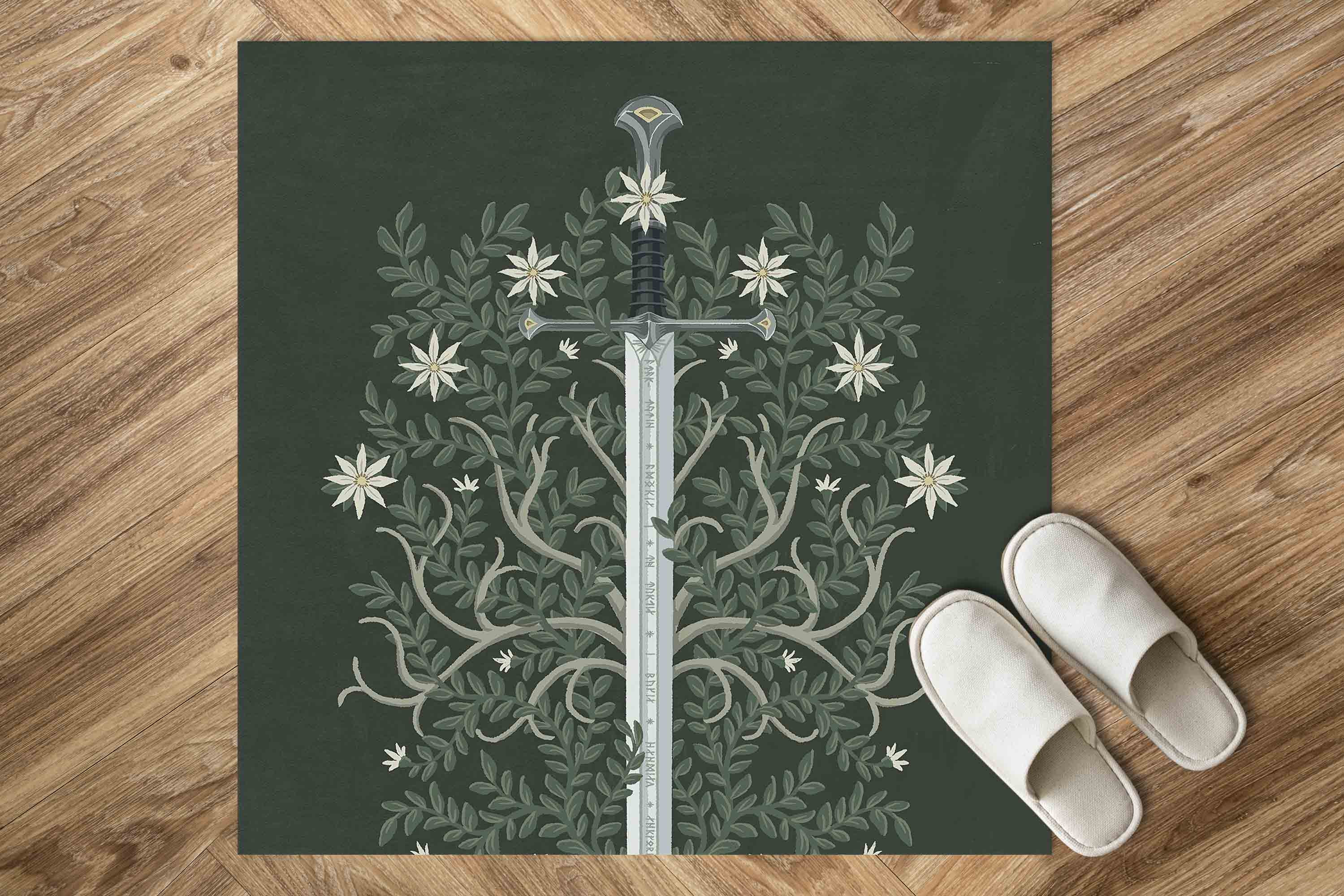 Lord of Rings Rugs Hobbit Rugs LOTR Rug Modern Rug Outdoor - Etsy
