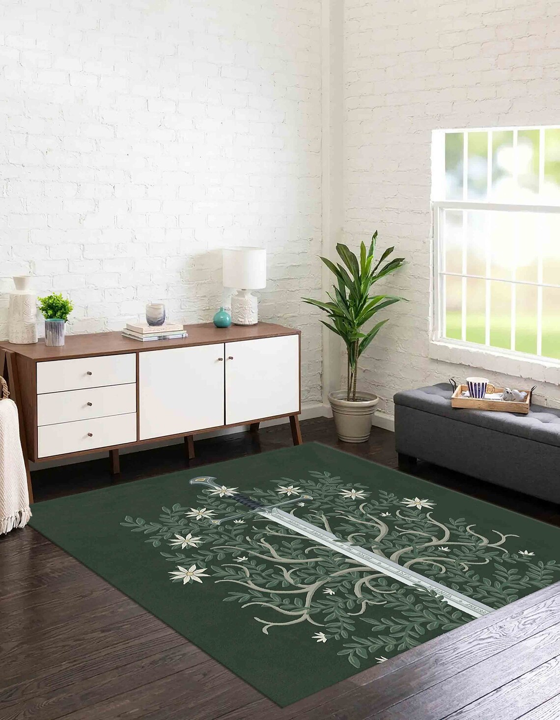 Lord of Rings Rugs Hobbit Rugs LOTR Rug Modern Rug Outdoor - Etsy