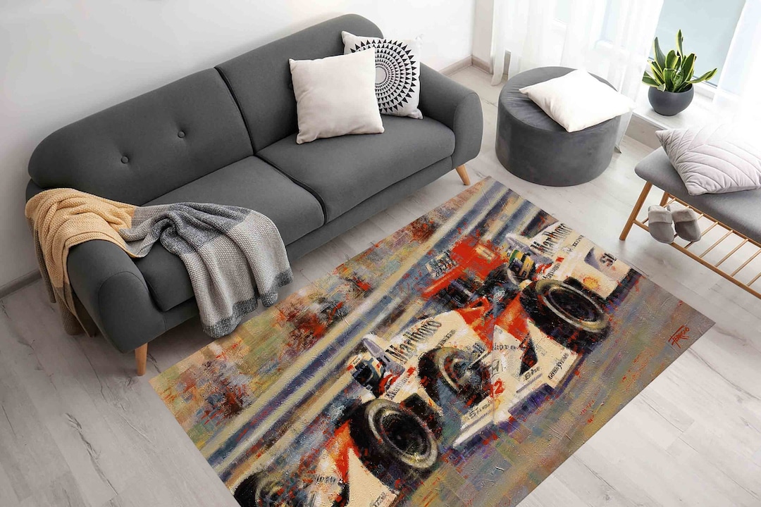 Formula 1 Rug, Formula Lover Gift Rugs, Man Cave Rugs, Garage Rugs ...