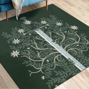 Lord of Rings Rugs Hobbit Rugs LOTR Rug Modern Rug Outdoor - Etsy