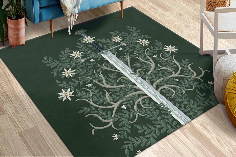 Lord of Rings Rugs Hobbit Rugs LOTR Rug Modern Rug Outdoor - Etsy