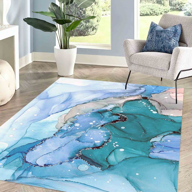 Marble Carpet Rug - Etsy