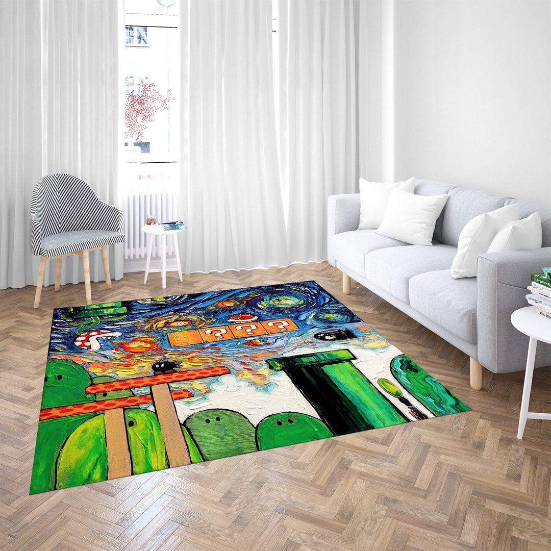 3D Printed Rug, Wedding Rug, Step Rug, Housewarming Gift, Mario Van ...