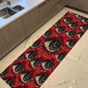 Horror Scare Eye Rug, Gothic Rugs, Fantastic Rug, Modern Rug, Outdoor ...