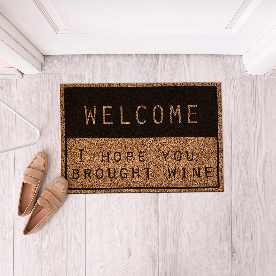 Welcome Rugs, Welcome Doormat Rug, I Hope You Brought Wine Rug, Printed ...