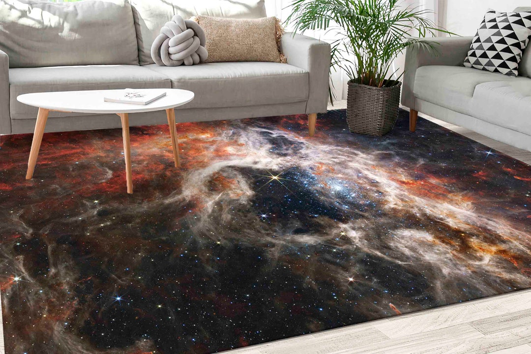 NASA Space Rug, James Webb Rugs, NASA Rugs, Landscape Rug, Office Rug ...