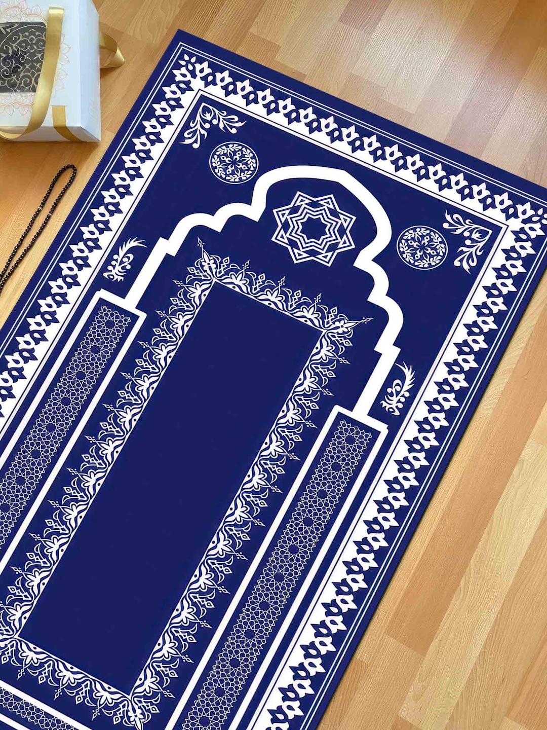 Navy Blue Prayer Rugs, Navy Blue Rug, Prayer Rugs, Muslim Housewarming ...