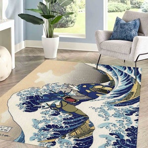 The Great Wave Rug, Wave off Kanagawa Rugs, Japanese Rugs, Famous Rugs ...