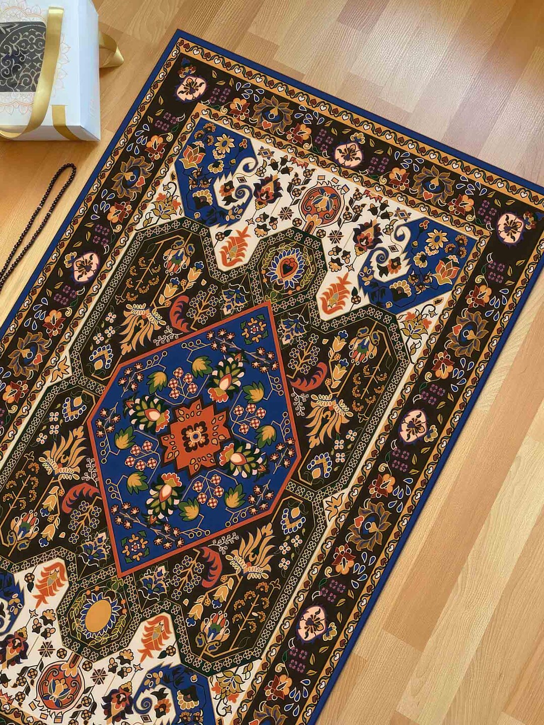 Prayer Rug, Blue Rugs, Worship Rugs, Muslim Housewarming Rugs, Gift Rug ...