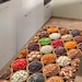 Colorful Foods Rug, Kitchen Rug, Nuts Rug, Modern Rug, Housewarming ...