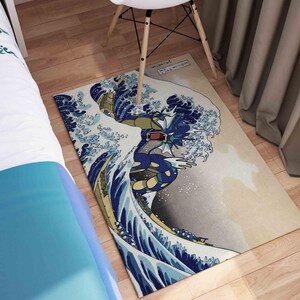 The Great Wave Rug, Wave off Kanagawa Rugs, Japanese Rugs, Famous Rugs ...