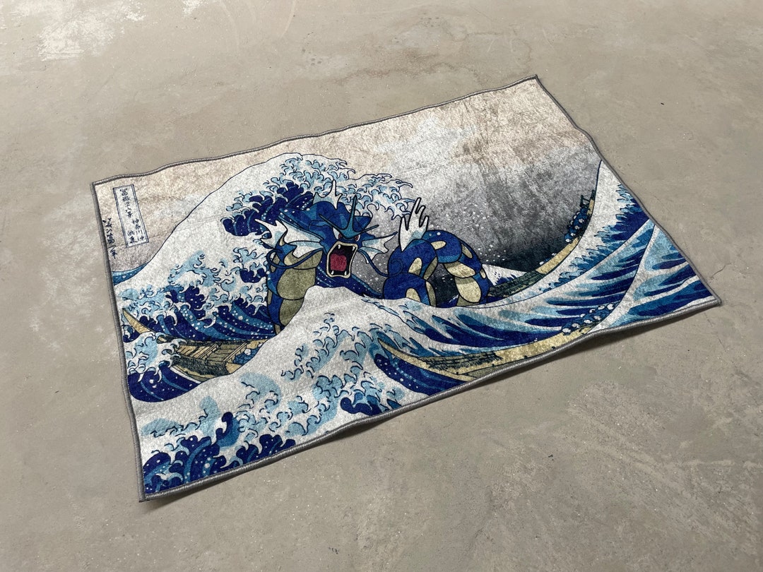The Great Wave Rug, Wave off Kanagawa Rugs, Japanese Rugs, Famous Rugs ...