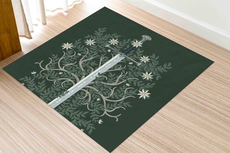 Lord of Rings Rugs Hobbit Rugs LOTR Rug Modern Rug Outdoor - Etsy