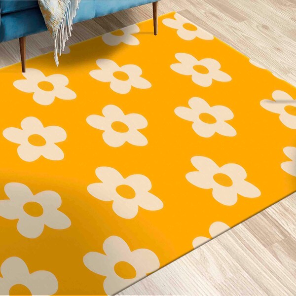 Daisy Bath Mat - Etsy