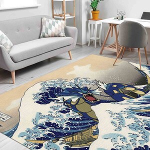 The Great Wave Rug, Wave off Kanagawa Rugs, Japanese Rugs, Famous Rugs ...