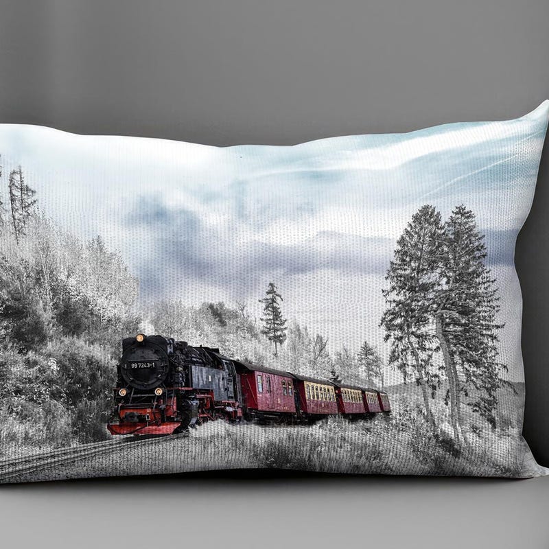 Train Pillow - Etsy