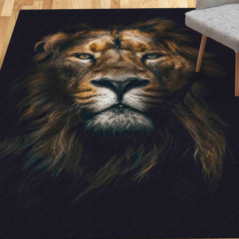 Lion Rug - Etsy