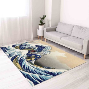 The Great Wave Rug, Wave off Kanagawa Rugs, Japanese Rugs, Famous Rugs ...