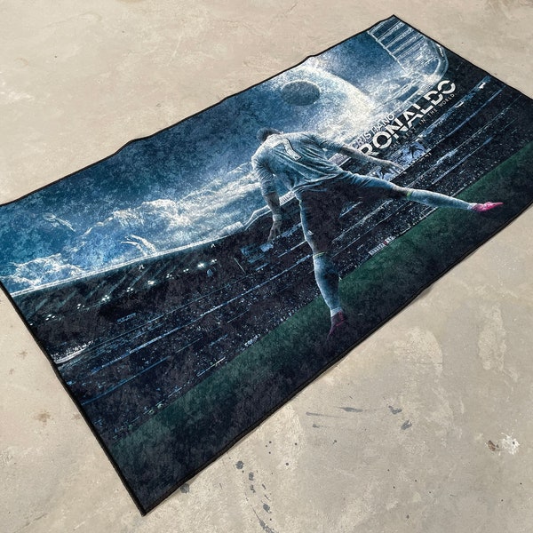 Cristiano Ronaldo Rug - Etsy