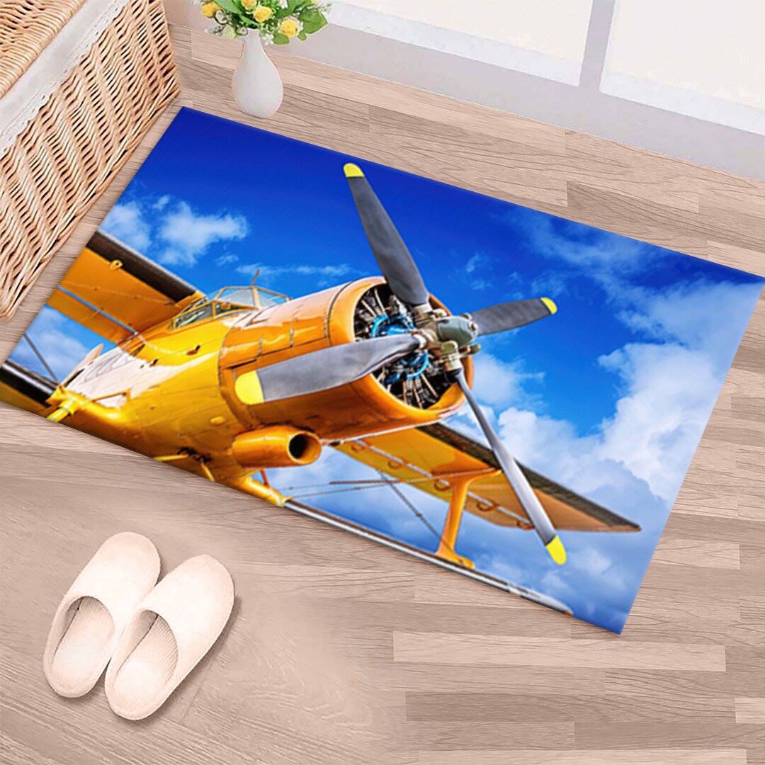 Salon Rug, Luxury Rug, Boy Room Rug, Personalized Gifts, Propeller of ...