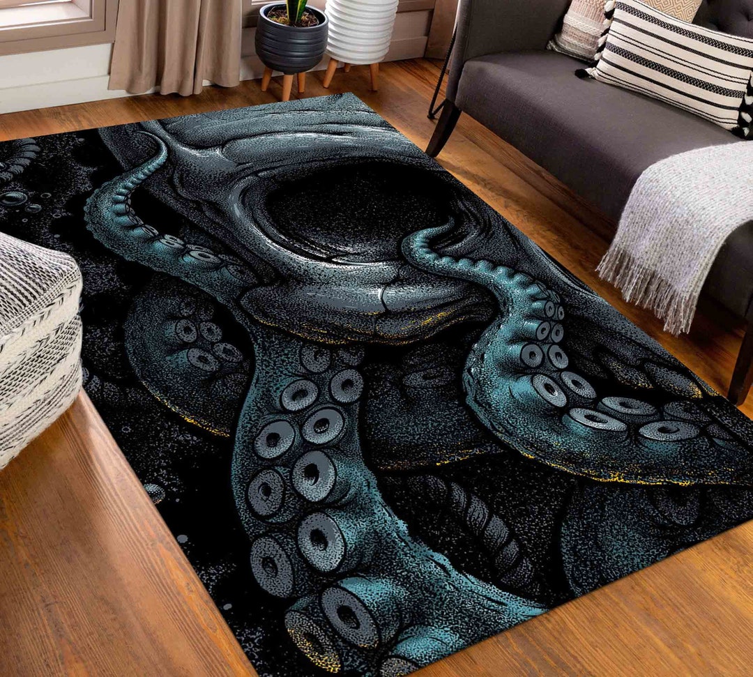 Octopus Rugs, Horror Rug, Trendy Rugs, Animal Rugs, Large Rug, Step Rug ...