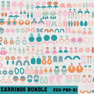 Earring Svg - Etsy