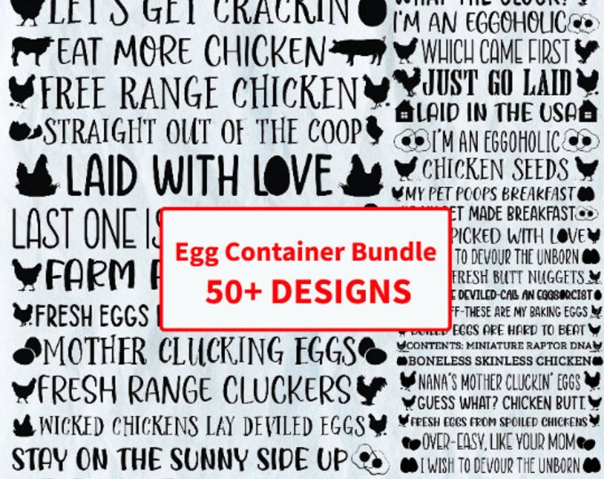 Egg Container Sayings Svg, Egg Svg, Farm Fresh Eggs Svg, Chicken Egg ...