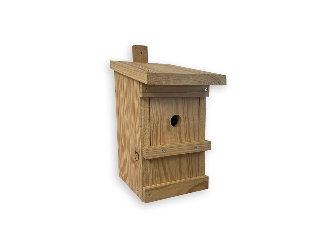 Tits Nesting Boxes With Front Flap and Wooden Perch - Etsy