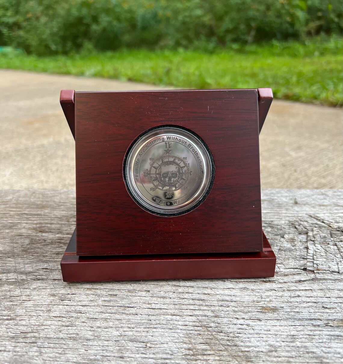 Single Challenge Coin Wood Display Case for 2" Coin - Etsy