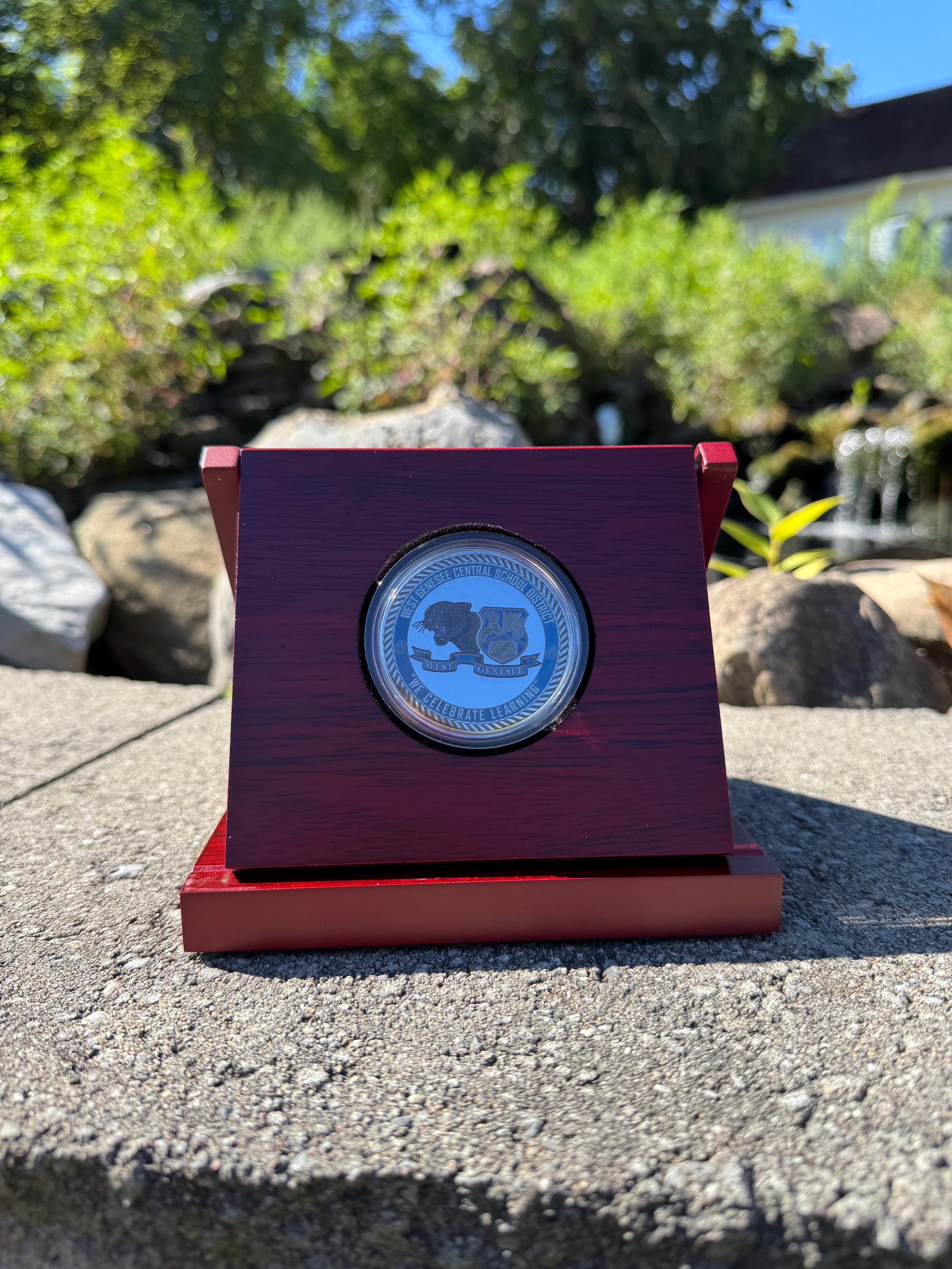 Single Challenge Coin Wood Display Case for 2" Coin - Etsy