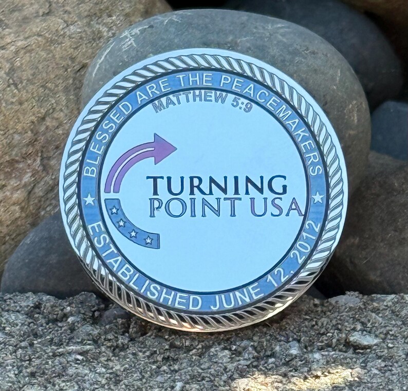 Charlie Kirk Memorial Challenge Coin 2" Solid Stainless Steel - Etsy