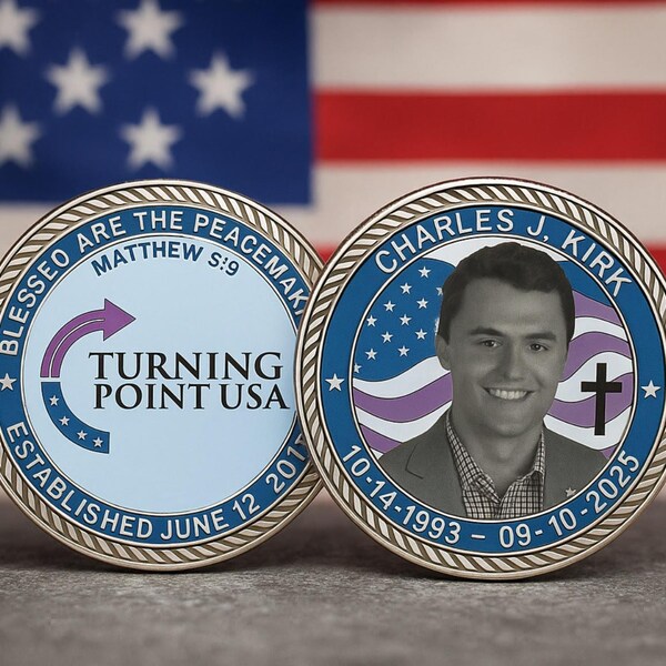 Charlie Kirk Challenge Coin - Etsy