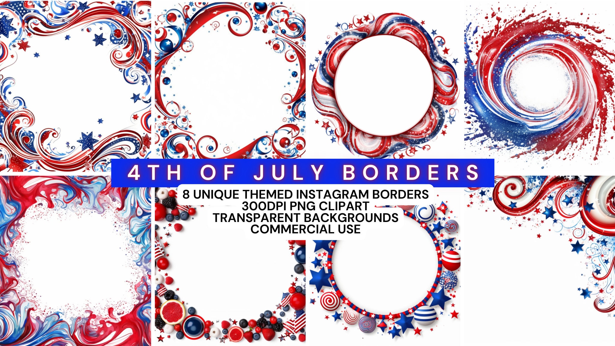 Happy 4th Of July Border