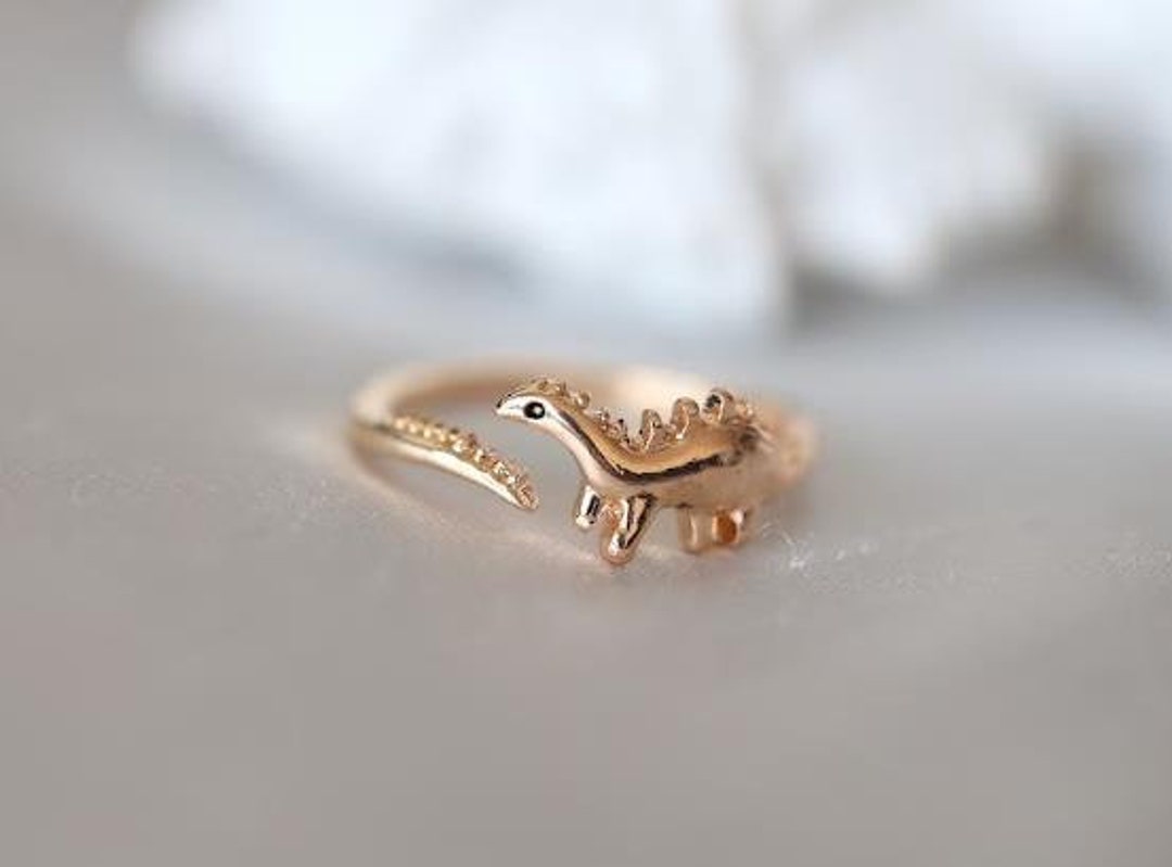 Dinosaur Ring 925 Sterling Silver Dinosaur Ring Fossil Ring Cool Ring ...