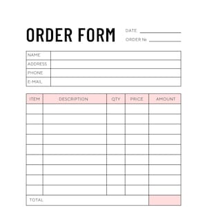printable form e