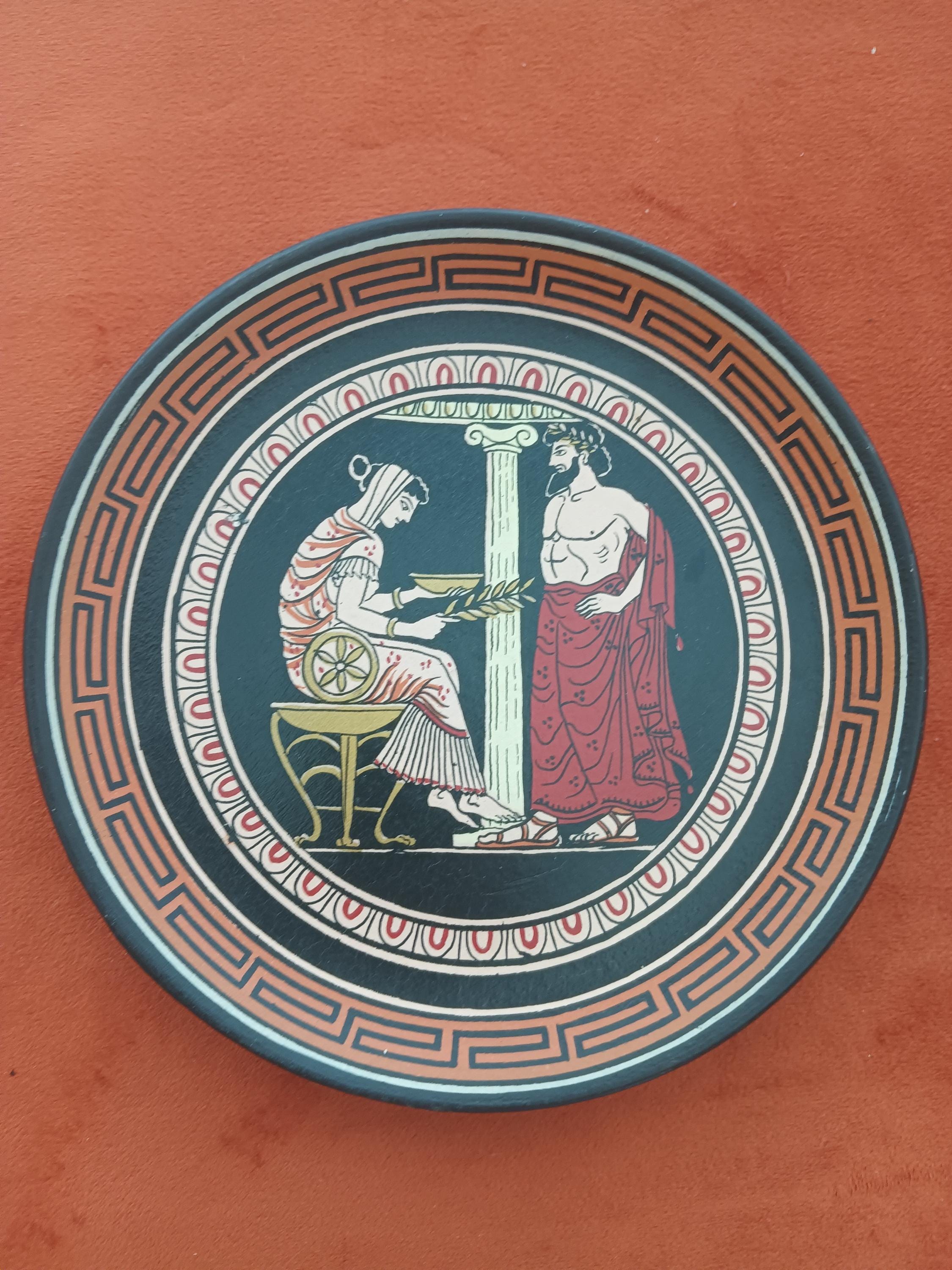 Vintage Handmade Ancient Greek Pottery Replica by D. Vassilopoulos ...