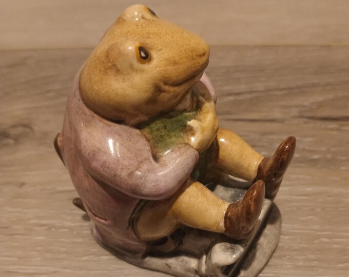 Vintage 1974 Beatrix Potter Mr Jackson Figurine Porcelain Toad Beswick ...