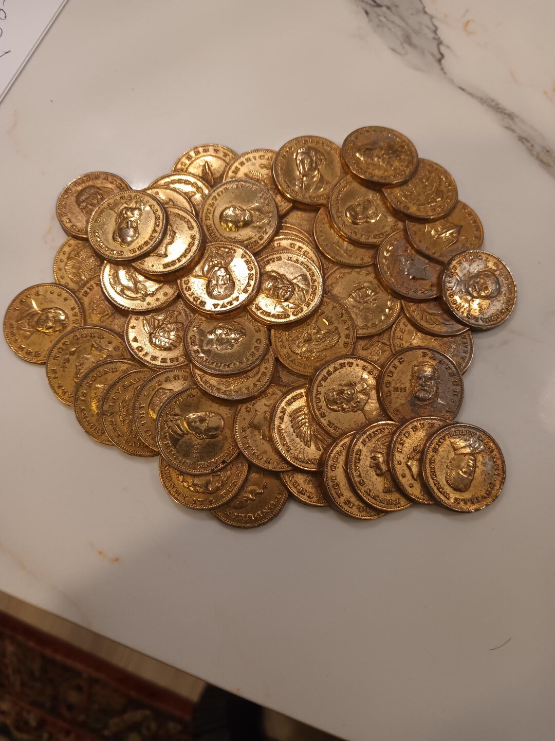 Rare Pile-o-gold Vintage Pile of Coins Novelty Paperweight the York ...