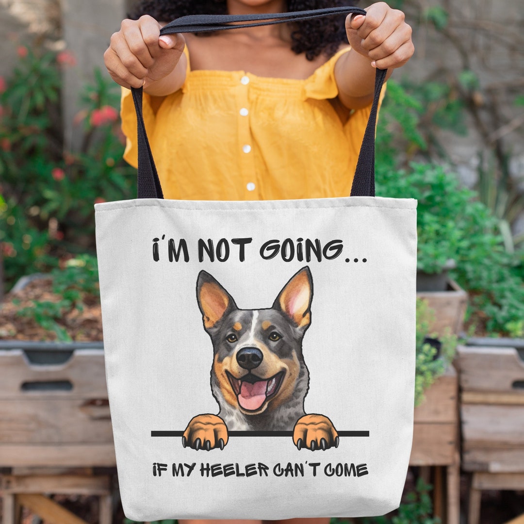 Australian Cattle Dog Custom Tote Bag for Dog Mom, Personalized Tote ...