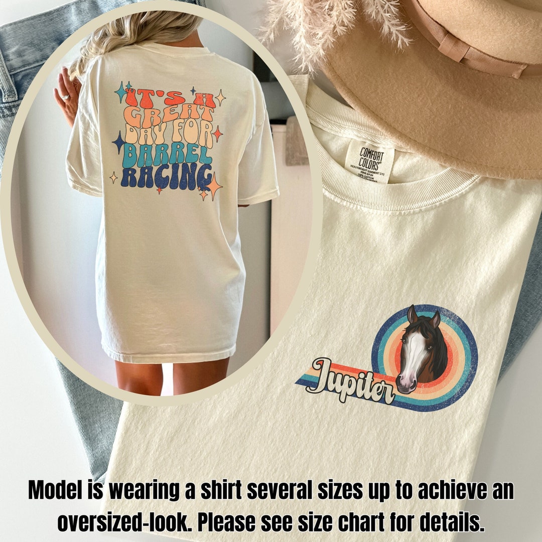Personalized Horse Barrel Racing Shirt, Custom Retro Rodeo Horse Name ...