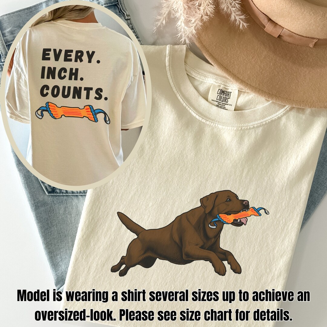 Custom Labrador Retriever Dock Diving Shirt, Lab Every Inch Counts T ...